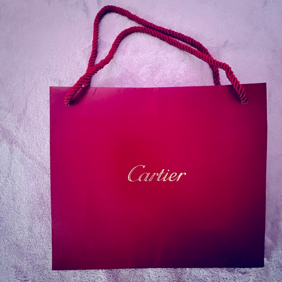 Cartier | Jewelry | Authentic Cartier Shopping Bag | Poshmark